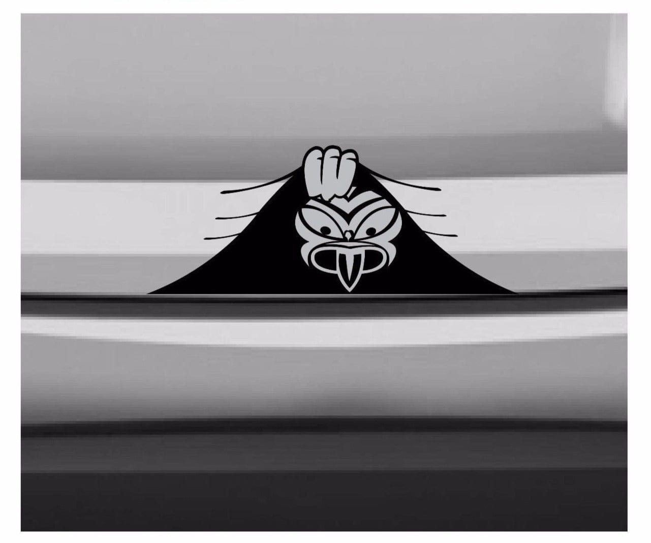 NZ Peek a Boo Tiki Vinyl Sticker 335 x 140mm. – Jdl Stickers
