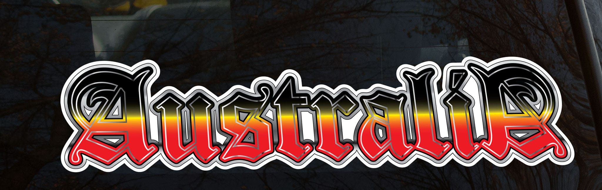 Australia Car Sticker 200 x 50mm – Jdl Stickers and Stuff