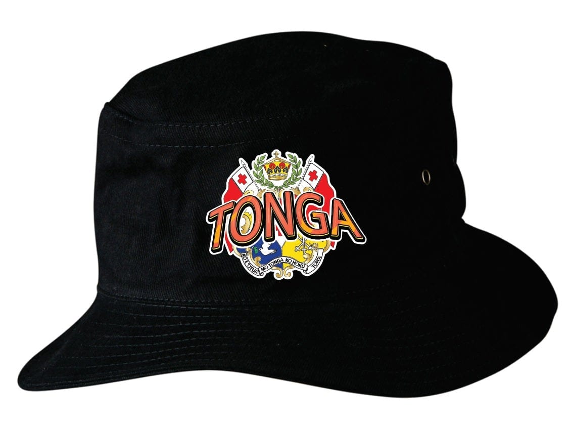 Tonga Coat of arms and Tonga Soft Cotton Bucket Hat – Jdl Stickers